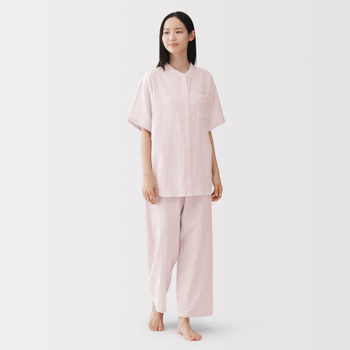 Side Seamless Light Gauze Pajamas | Loungewear | MUJI Canada