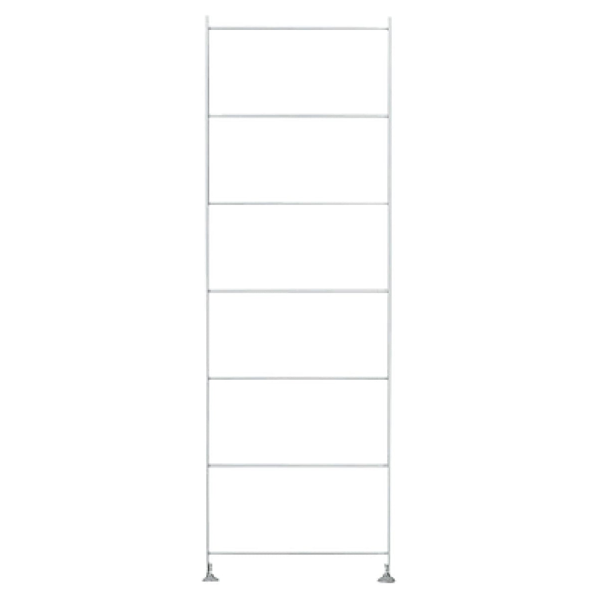 SUS Shelving Unit Additional Frame - White Grey - Medium | MUJI Canada