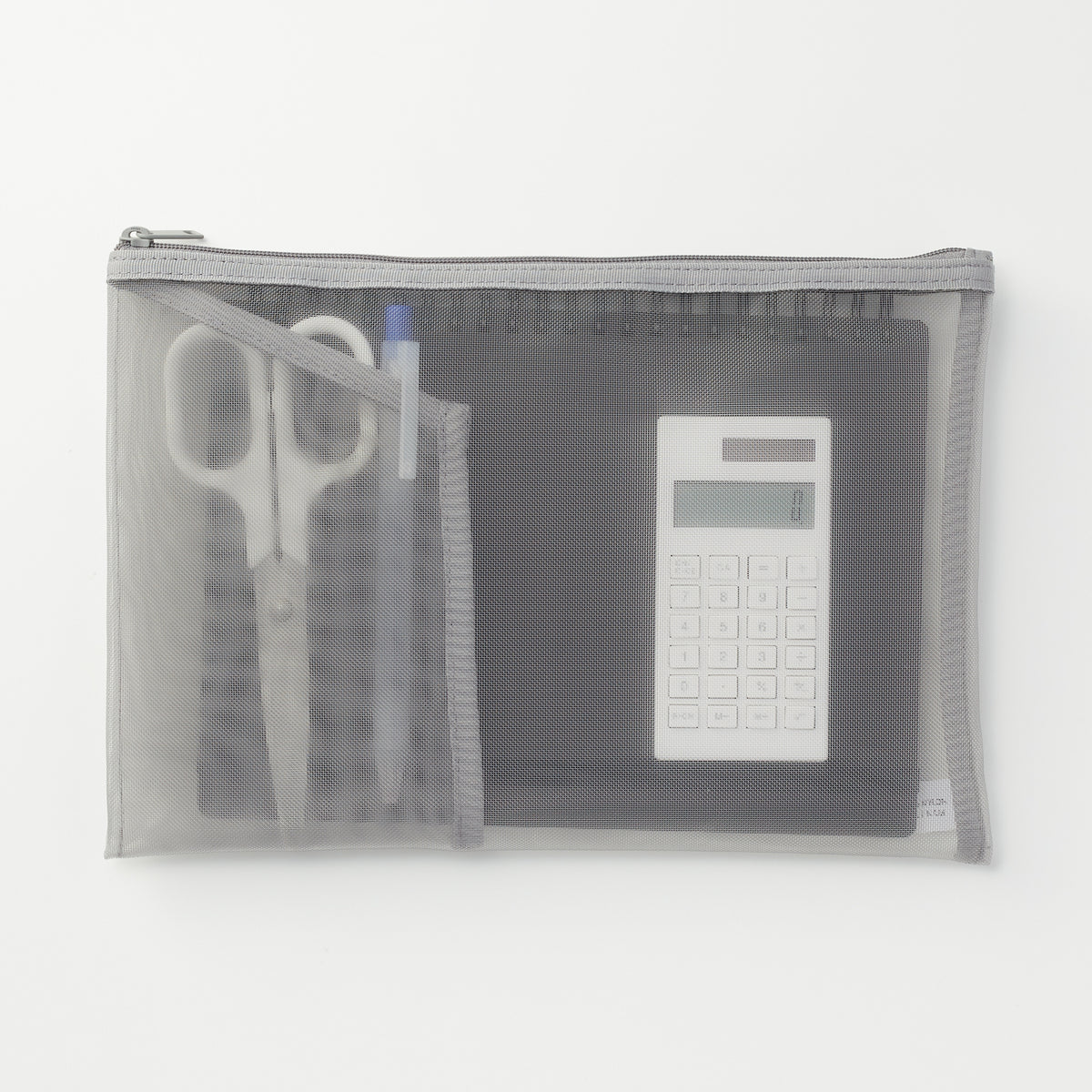 Nylon Mesh Pouch with Pocket A5 | School Pouches | MUJI Canada
