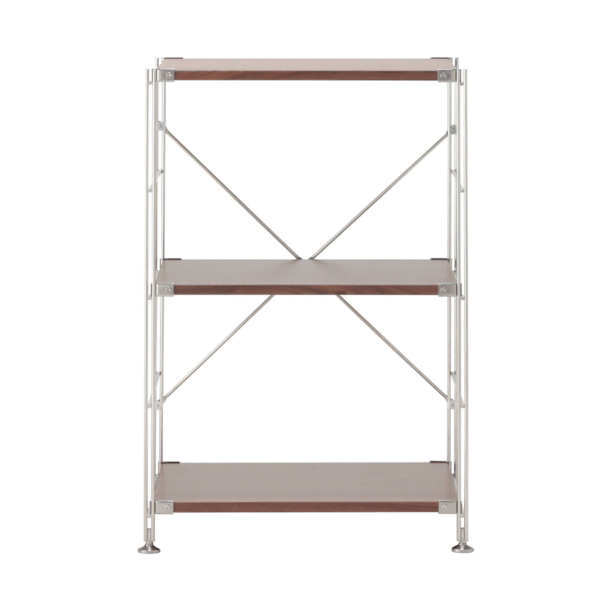 SUS Shelving Unit - Walnut - Regular - Small | MUJI Canada