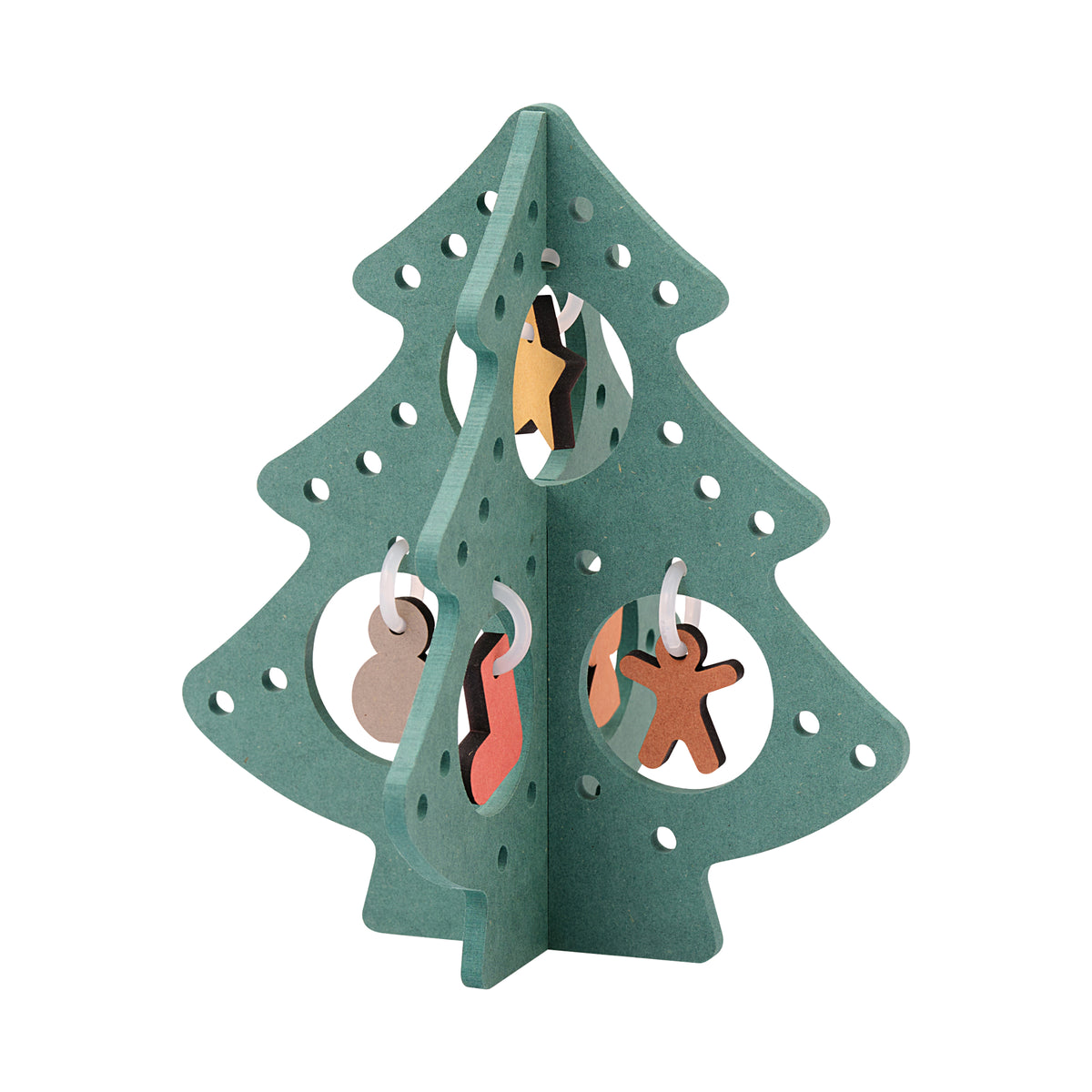 Colour MDF Christmas Tree - Green - Small | Holidays | MUJI Canada