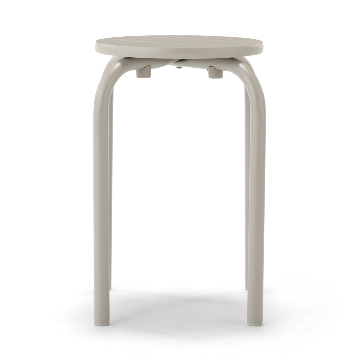 Steel Pipe Stacking Stool - Warm Grey | Furniture | MUJI Canada