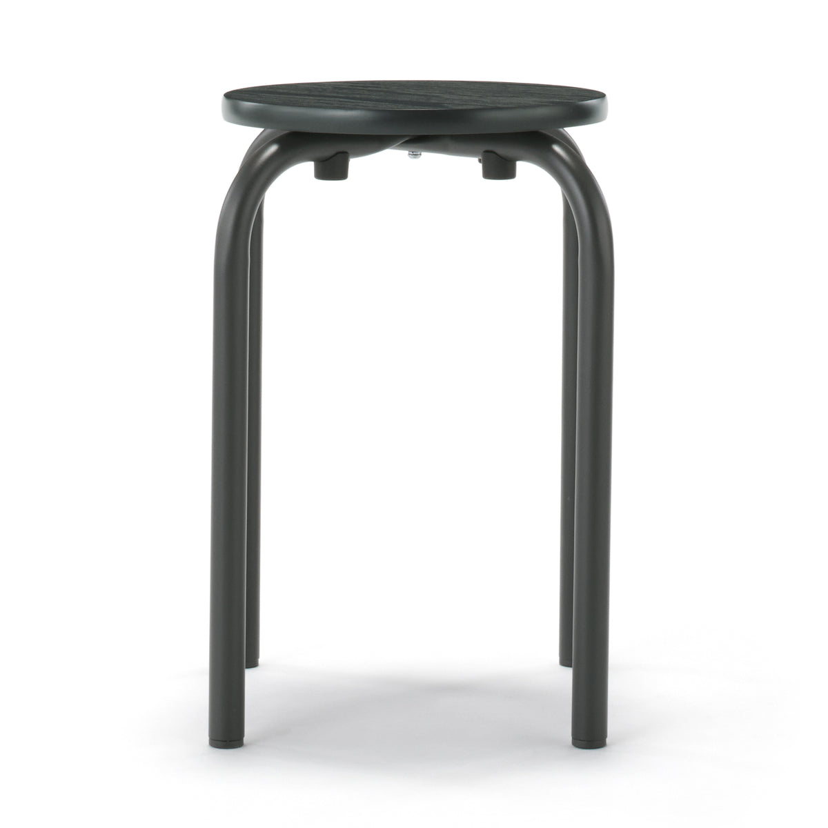 Steel Pipe Stacking Stool - Dark Grey | Furniture | MUJI Canada