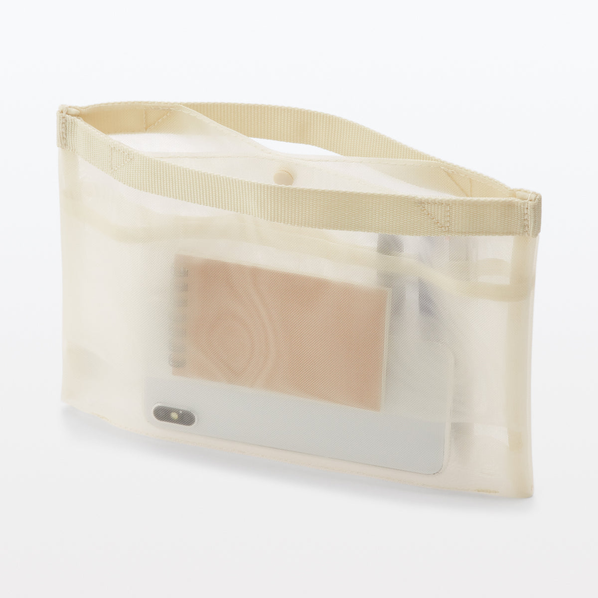 Nylon Mesh Bag Organizer A5 - Ivory | Travel Organization | MUJI Canada