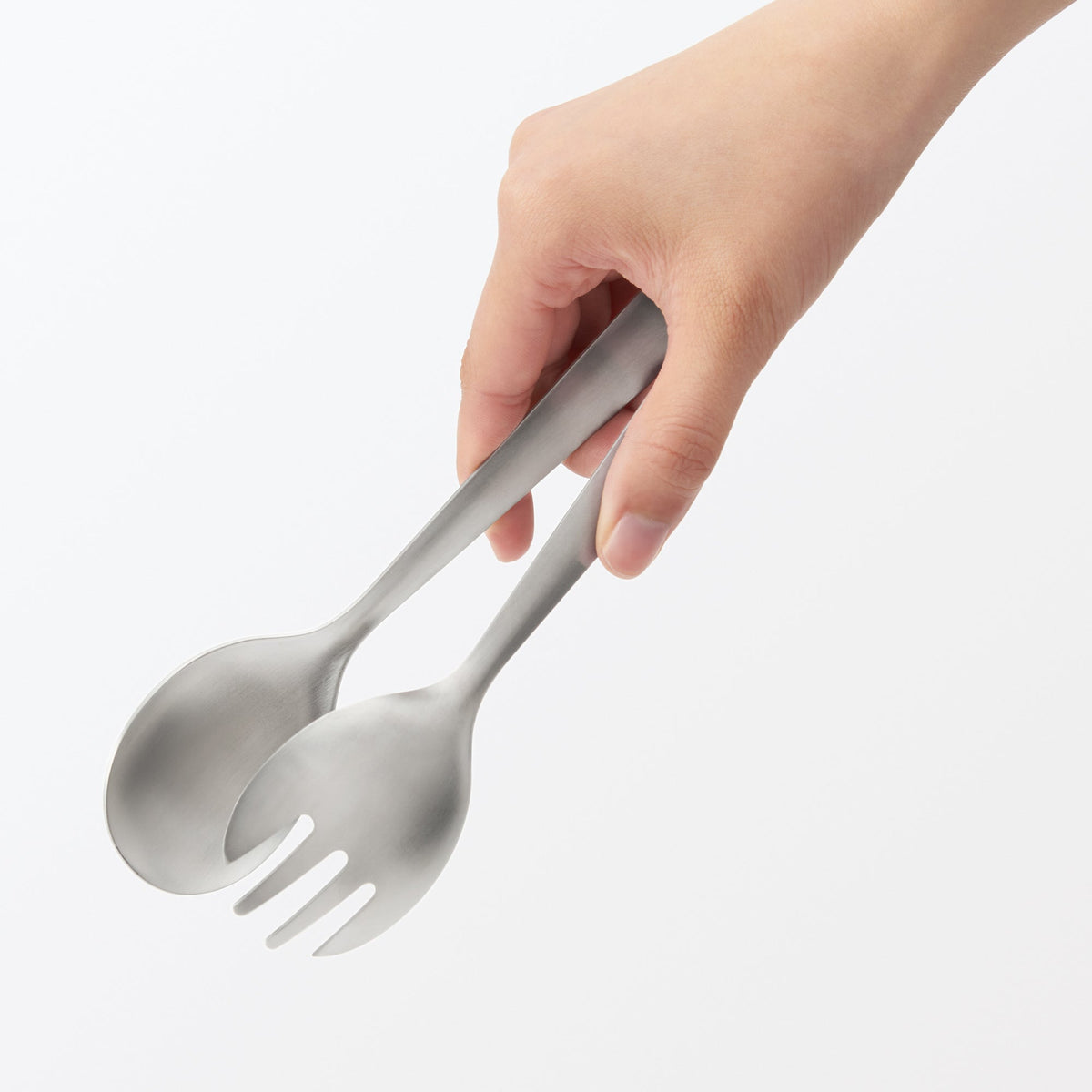 Stainless Steel Salad Tongs with Lock | Cutlery & Dining Utensil | MUJI ...