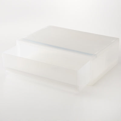 Polypropylene Storage Case Drawer Wide Shallow | MUJI Canada