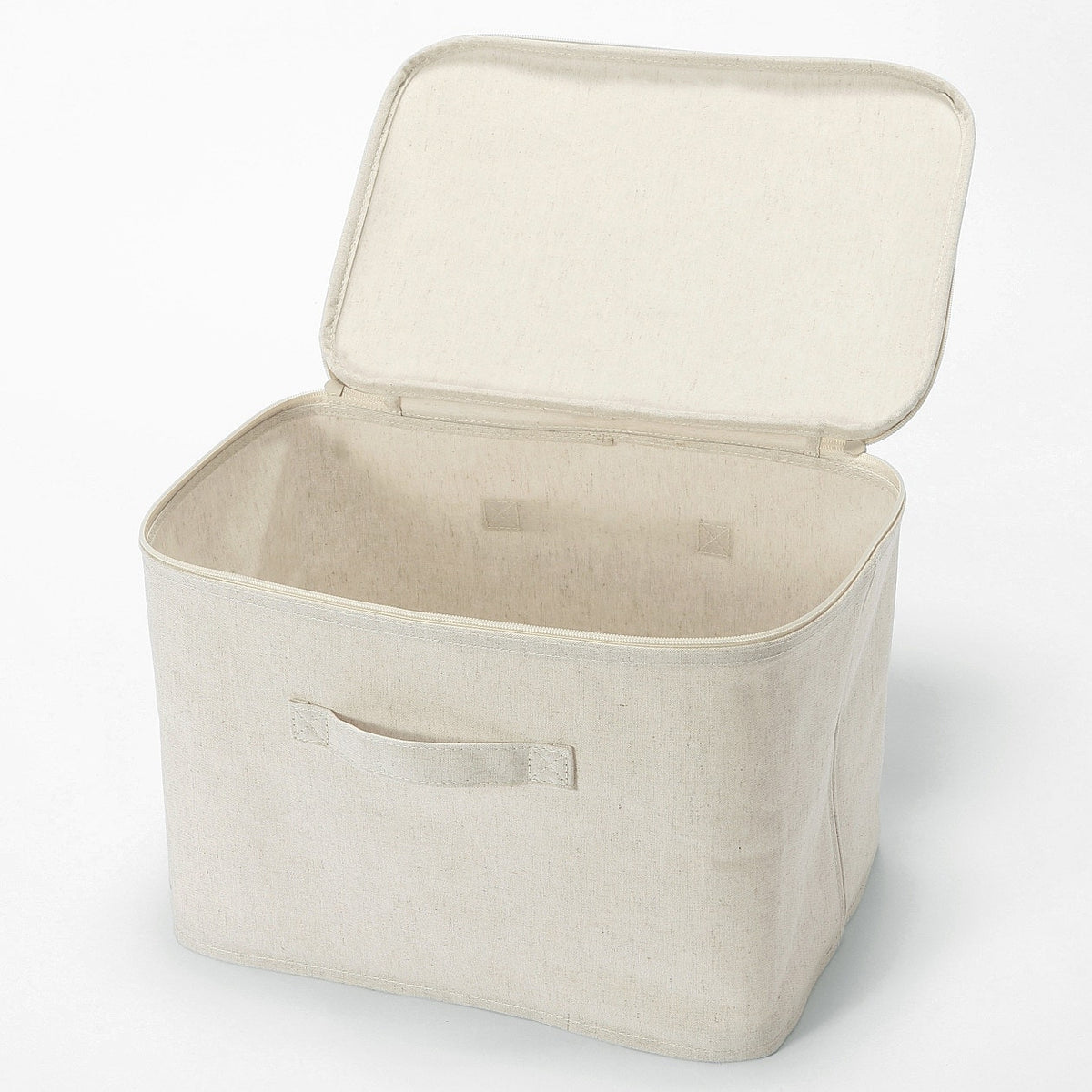 Polyester Linen Soft Box - Rectangle With Lid | Fabric Storage Boxes ...