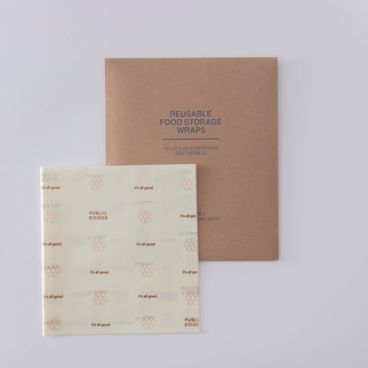 Reusable Food Storage Wraps | Public Goods | MUJI Canada